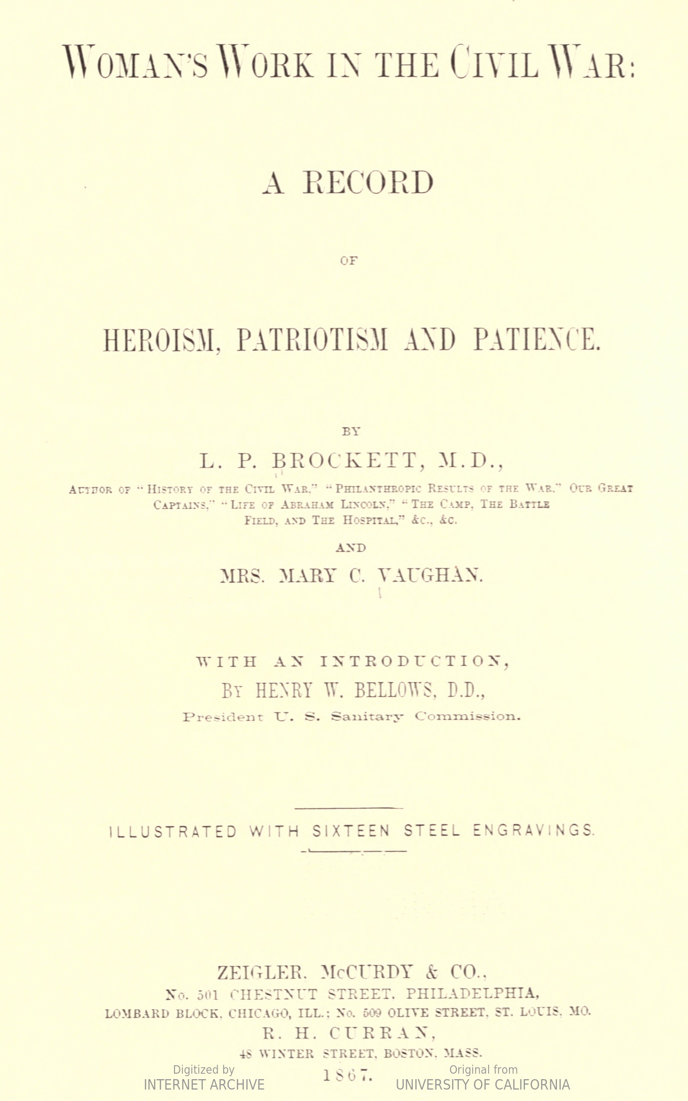Bookshelf Notes: Woman’s Work in the Civil War – Sarah Kay Bierle